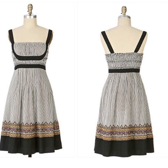 Anthropologie | Dresses | Anthropologie Lithe Fiddlers Song Dress ...